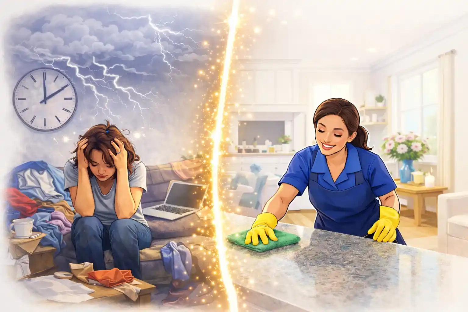 From Stress to Calm: How Professional Cleaning Brings Peace – Speed ...