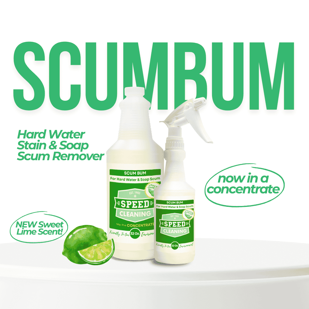 Speed Cleaning | Scum Bum | Non-Toxic Hard Water Stain Remover