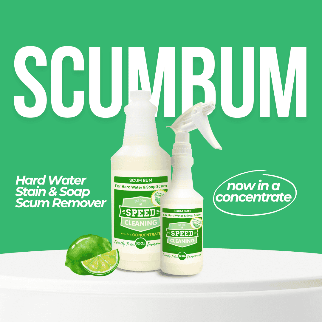 Speed Cleaning | Scum Bum | Non-Toxic Hard Water Stain Remover